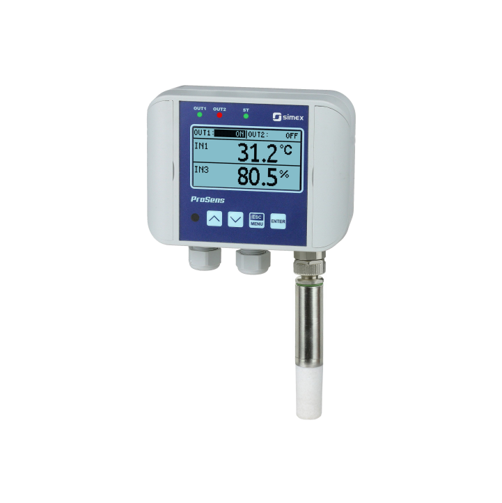 Temperature and humidity meter ProSens QM-612-00-2, separable probe