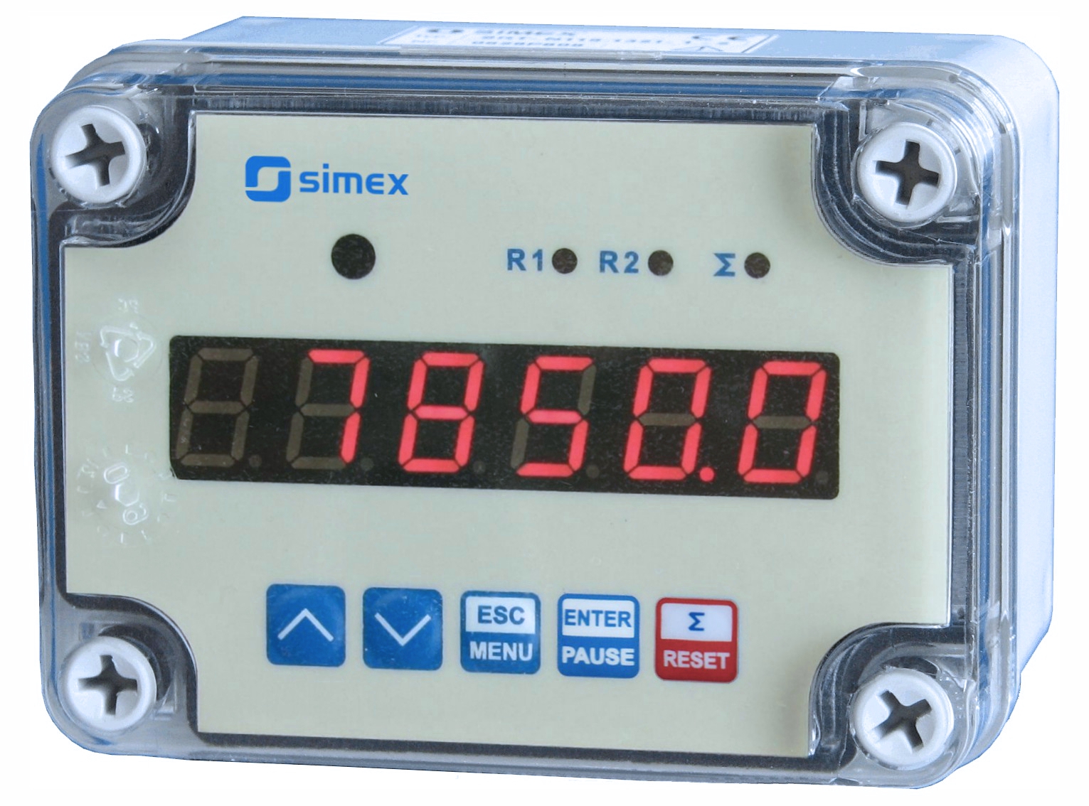Flow meter, batcher, totalizer in wall mounted IP 67 case SPP-N118 ...
